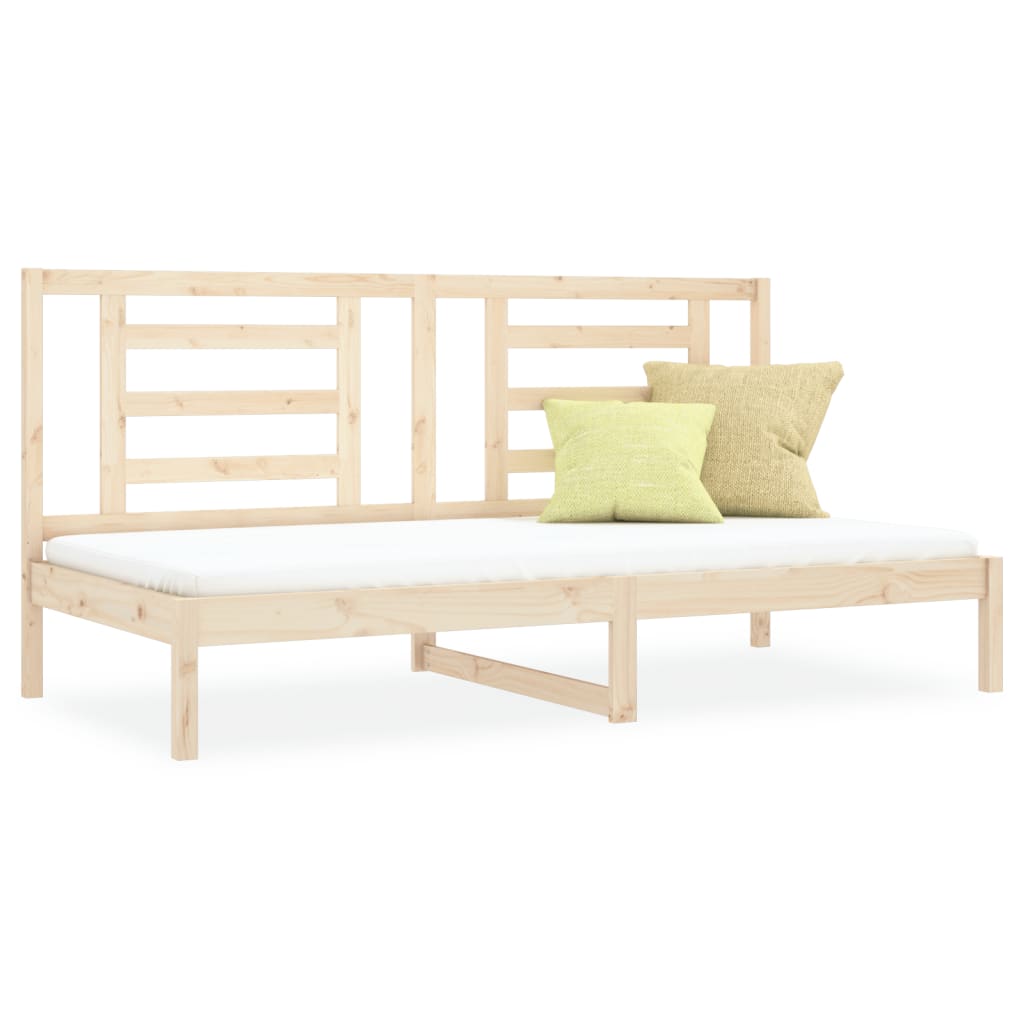 Lit simple | Lit adulte | Lit de jour sans matelas 90x200 cm bois de ...