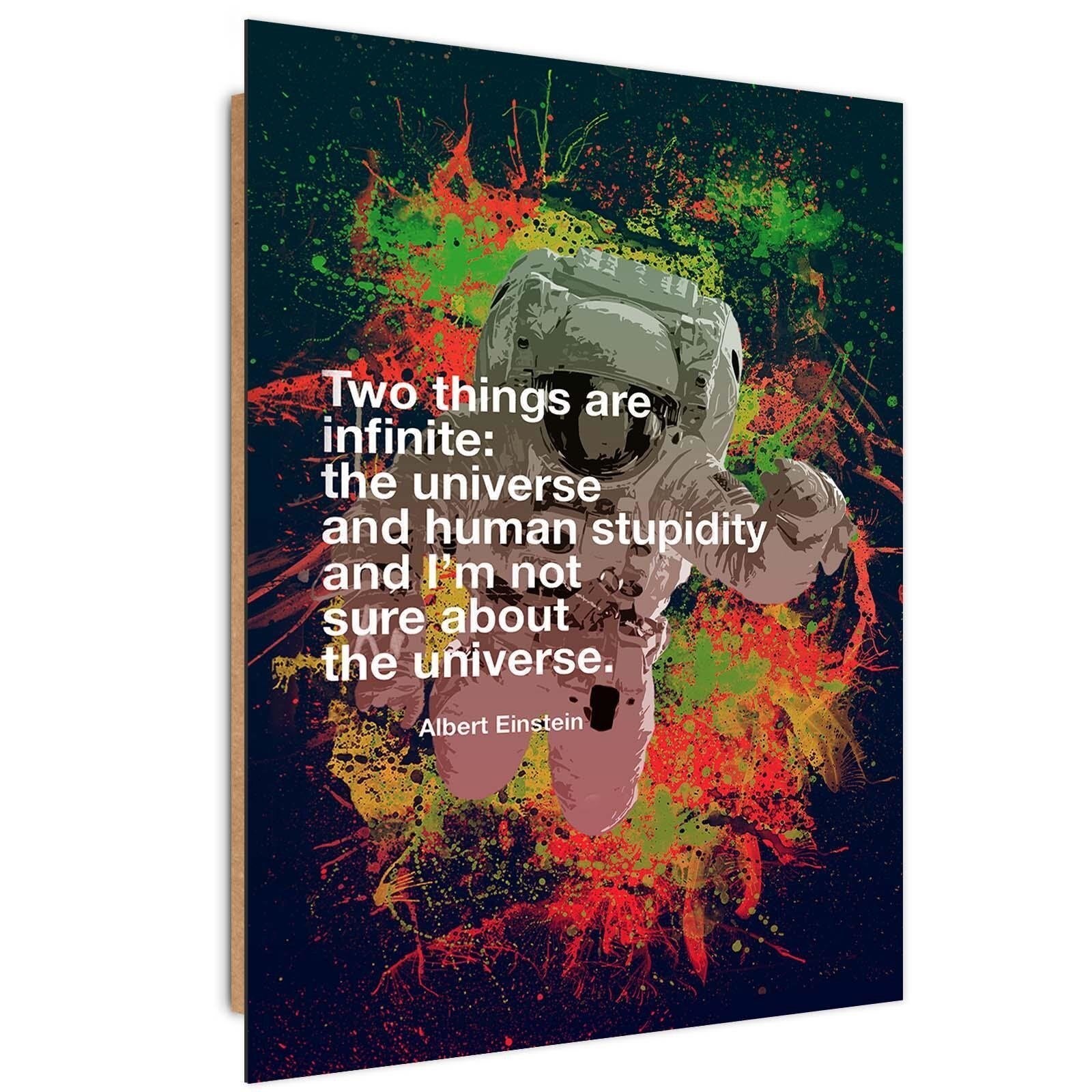 Tableau bois opératif einstein - 70 x 100 cm | Leroy Merlin