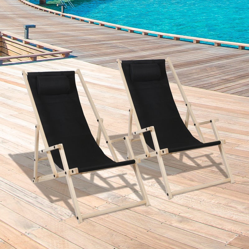 Chaise longue Chilienne Chaise longue pliable Chaise solaire Chaise de ...