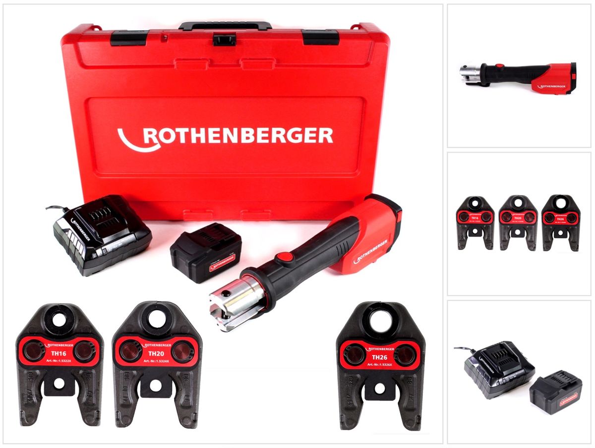 Pressatrice Rothenberger Romax 4000 Set 18V | Leroy Merlin