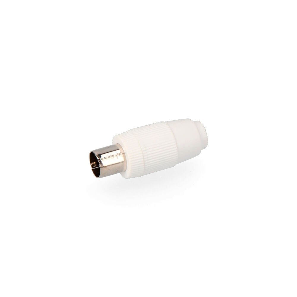 CLAVIJA TV 9,5MM RECTO BLANCO POLIETILENO EDM - E50001 | Leroy Merlin