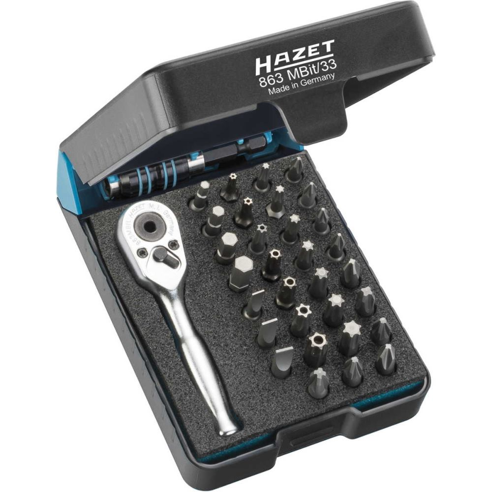 HAZET Bit acier complet Ratchet Set · Allen massif 6,3 (1/4 de pouce ...