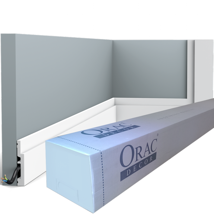 Caja completa de 68 metros de rodapiés SX187- ORAC DECOR | Leroy Merlin