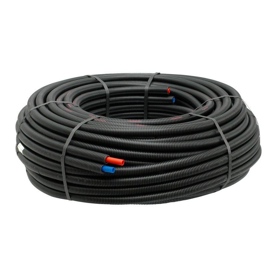 Tube PER prégainé double Ø12, en couronne de 100m, PB TUB | Leroy Merlin