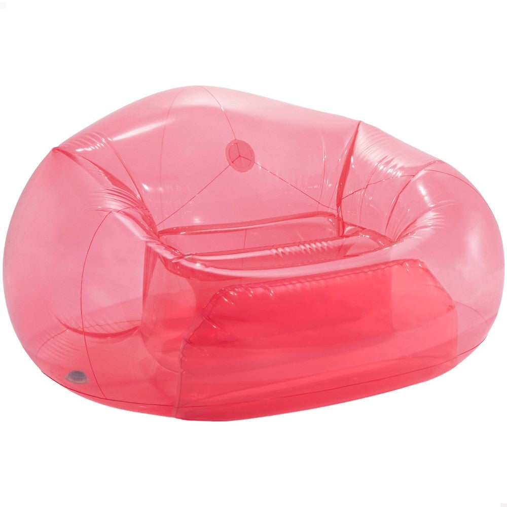 Fauteuil gonflable Intex Bubble Rose transparent | Leroy Merlin