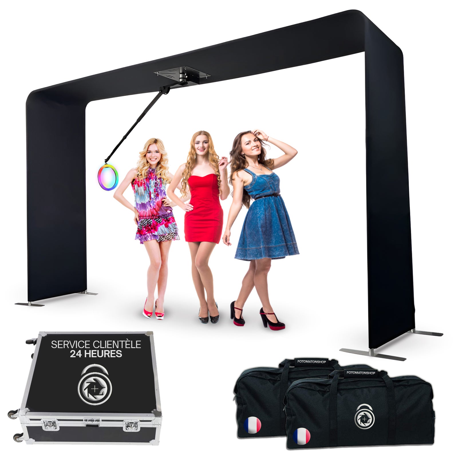 Photomaton 360 Miroir Infini | Leroy Merlin