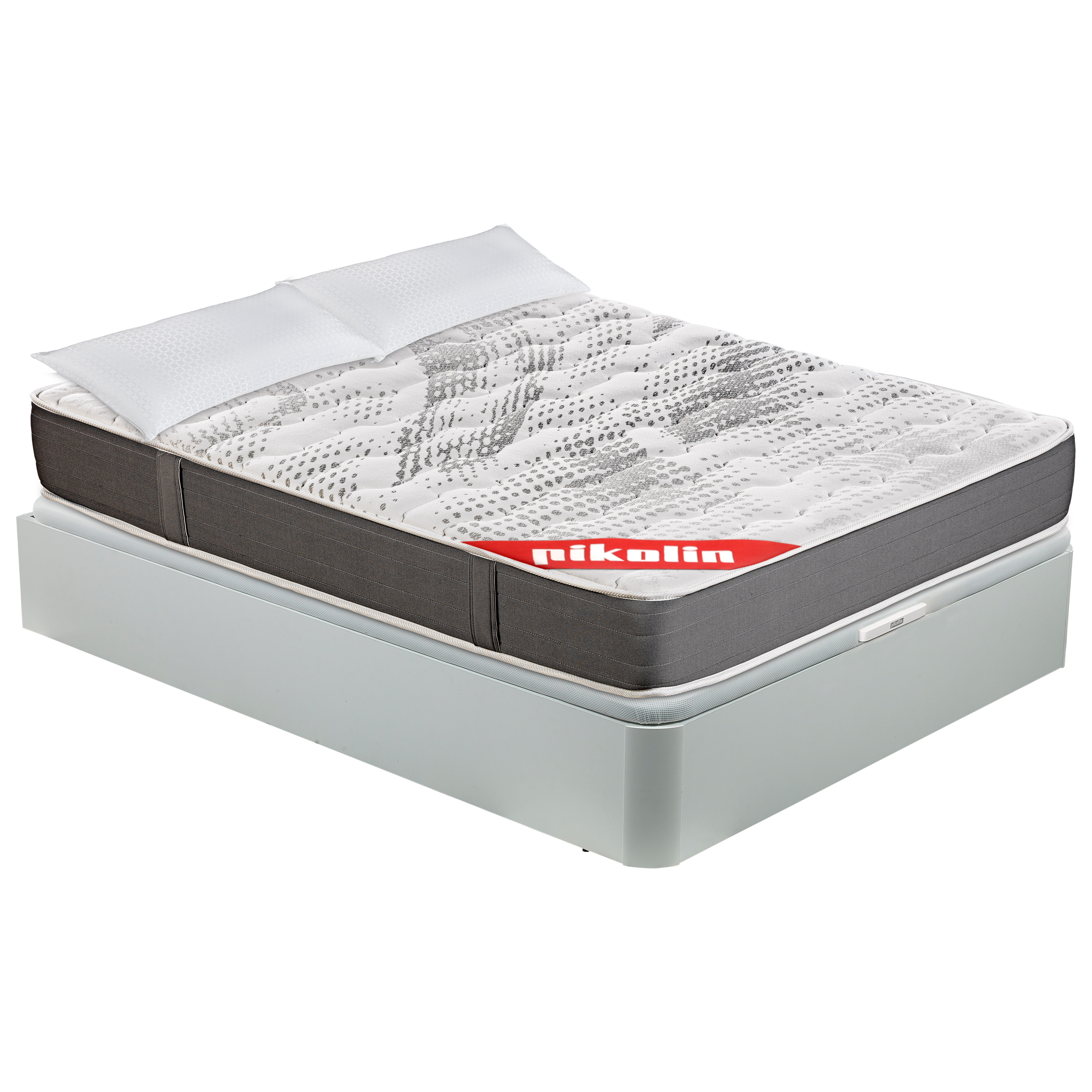 Pack Colchón 25CM 150x190 Muelles + Canapé Abatible + Almohadas Fibra | ENVIO Y MONTAJE INCLUIDO ...