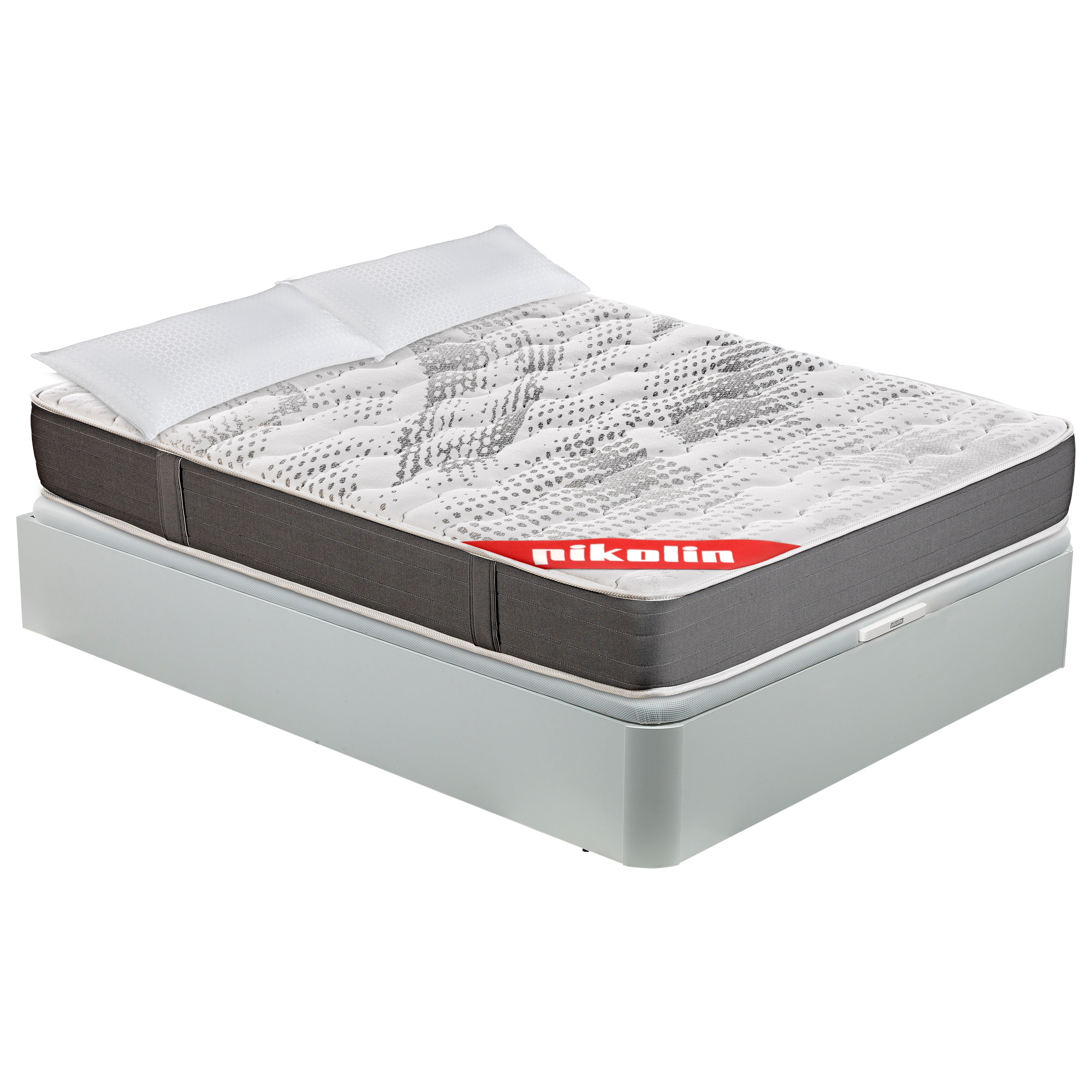 Pack descanso 180x200 colchón muelles Normablock 25cm + canapé abatible ...