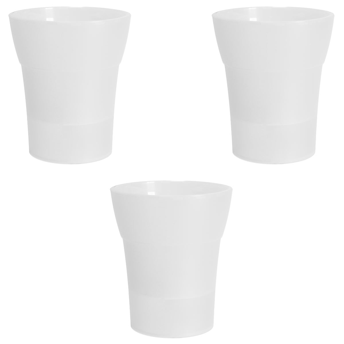 Lot de 3 pots pour orchidées avec réserve d'eau - Dali-dea transparent ...