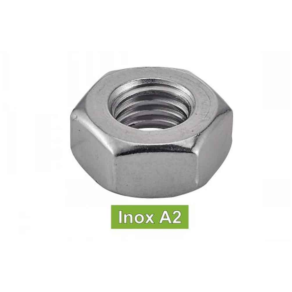 500 Ecrous Hexagonaux M2 - 5 mm - DIN 934 - Inox A2 - D-Work | Leroy Merlin