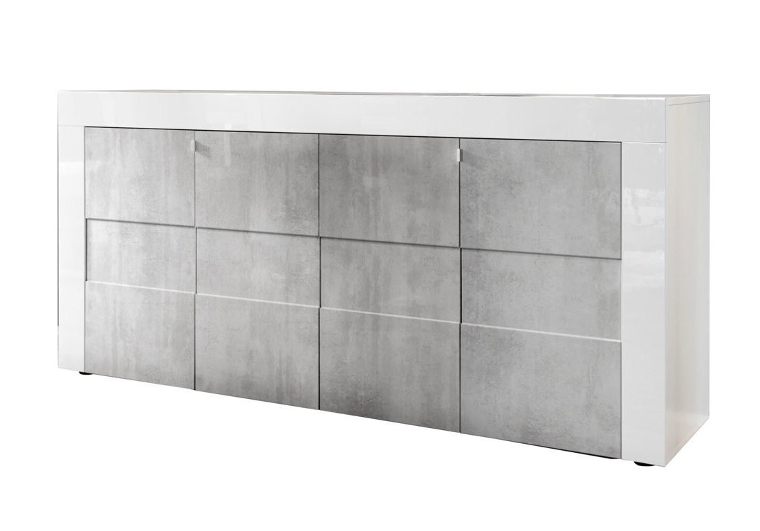 Buffet STAND blanco/cemento | Leroy Merlin