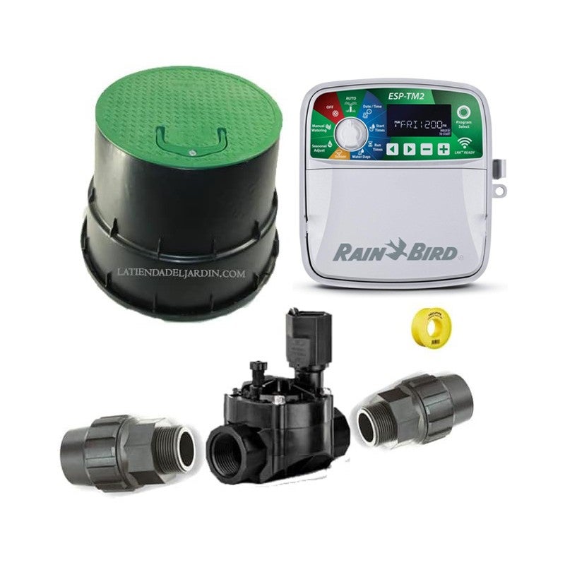 Kit d'arrosage automatique professionnel Rain Bird 1 zone 24v pour ...