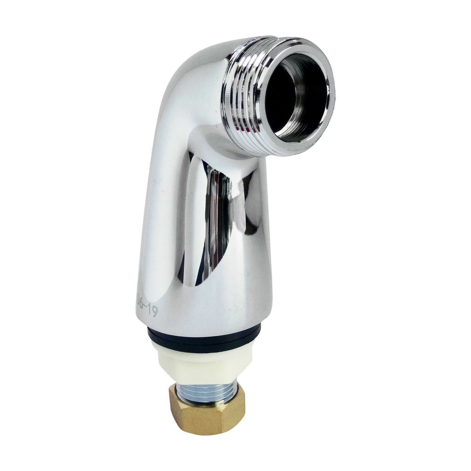 Raccord colonette droit "luxe" chromé | Leroy Merlin