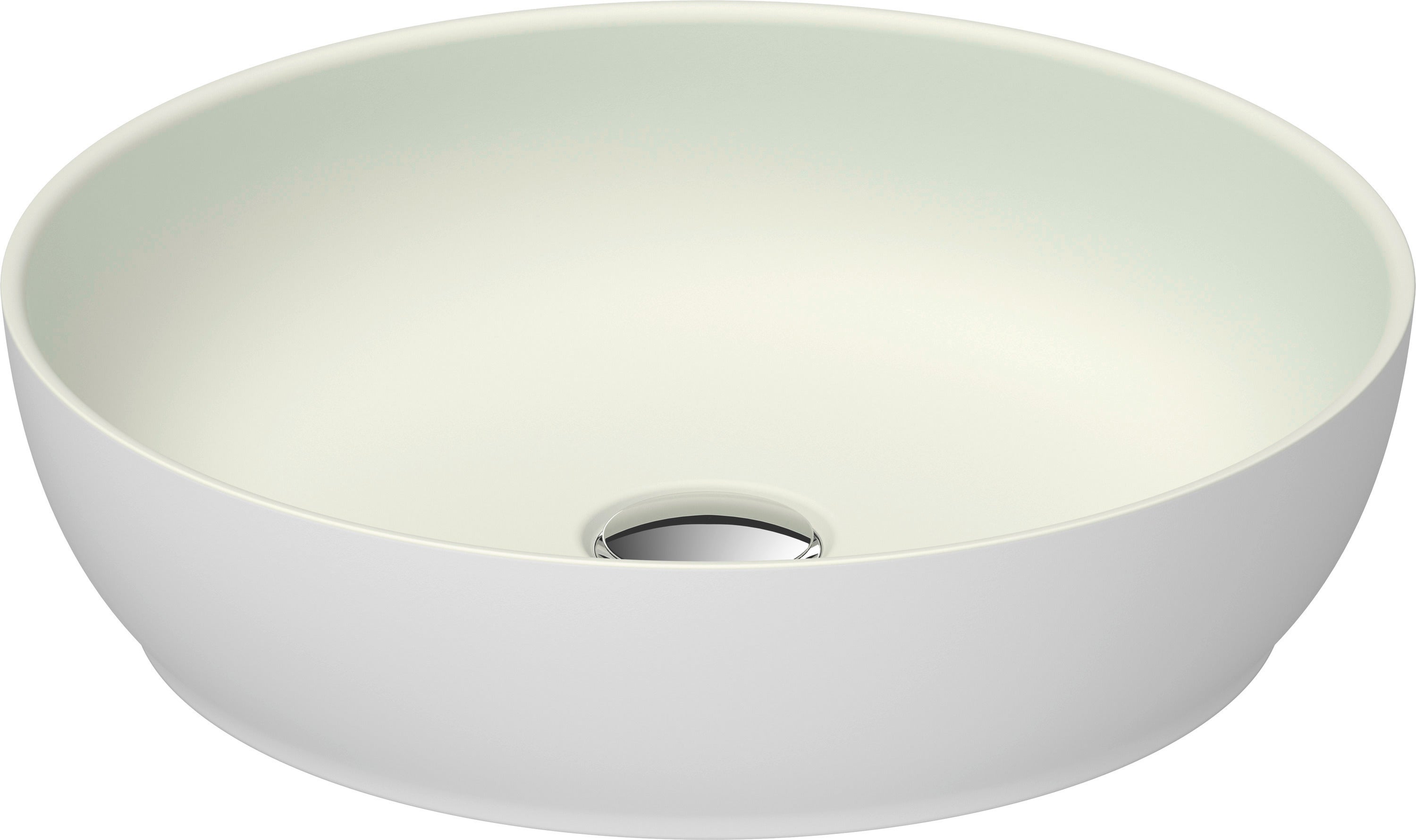 Duravit Sivida lavabos sobre encimera redondo, 400x400mm, sin agujero ...