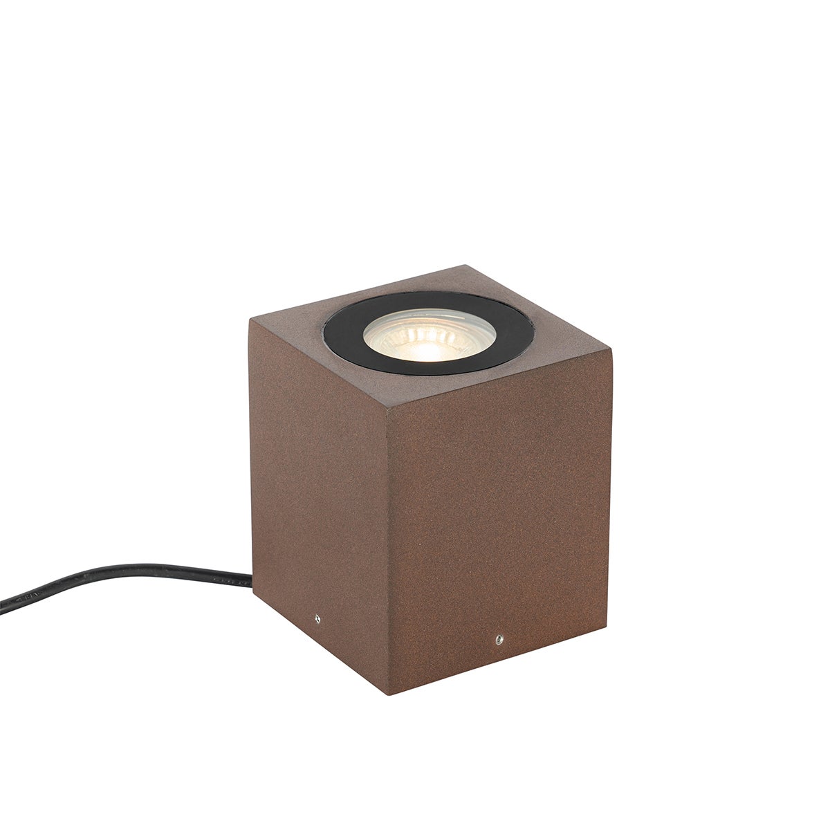 Qazqa industriel lampadaire extérieure uplighter pour jardin - Lennard ...