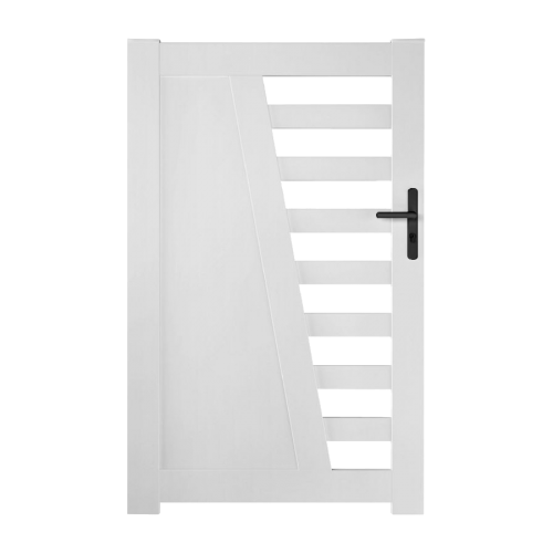 Portillon battant manuel PVC blanc CAMBRAI L 100 x H 160 cm - poignée à ...