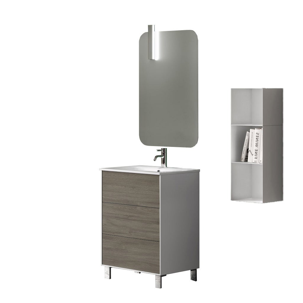 Composición de 4 piezas IGEA fresno roble | Leroy Merlin