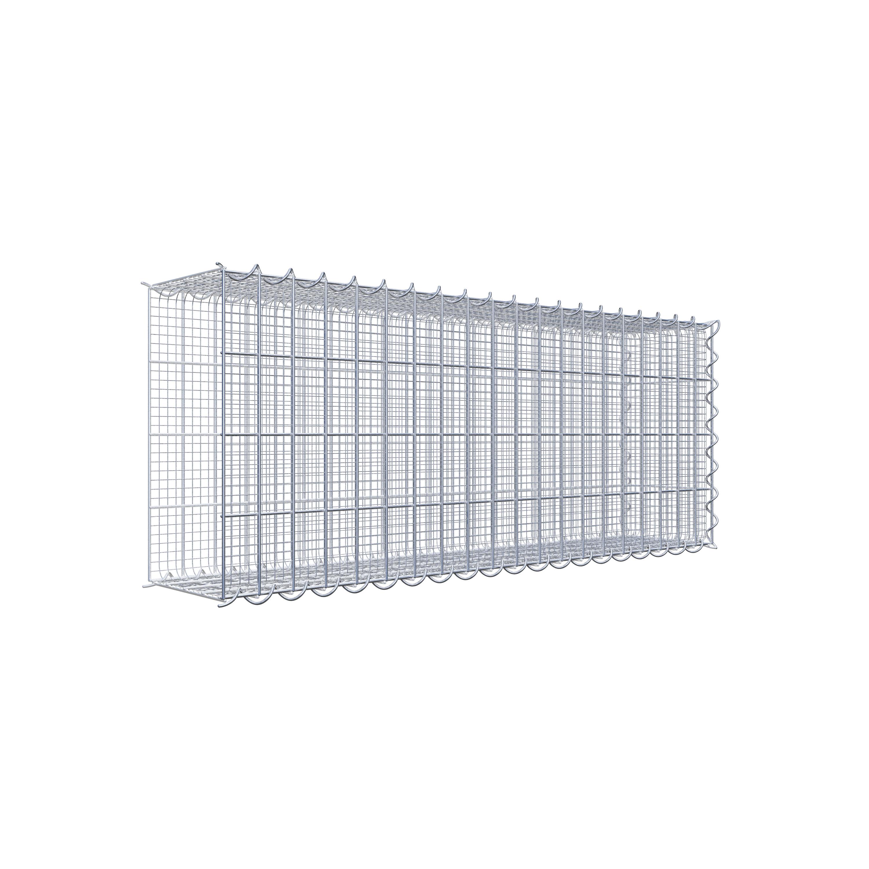 Gabiona - Gabión de grava 100 cm x 40 cm x 20 cm (L x A x P), malla 5 x ...