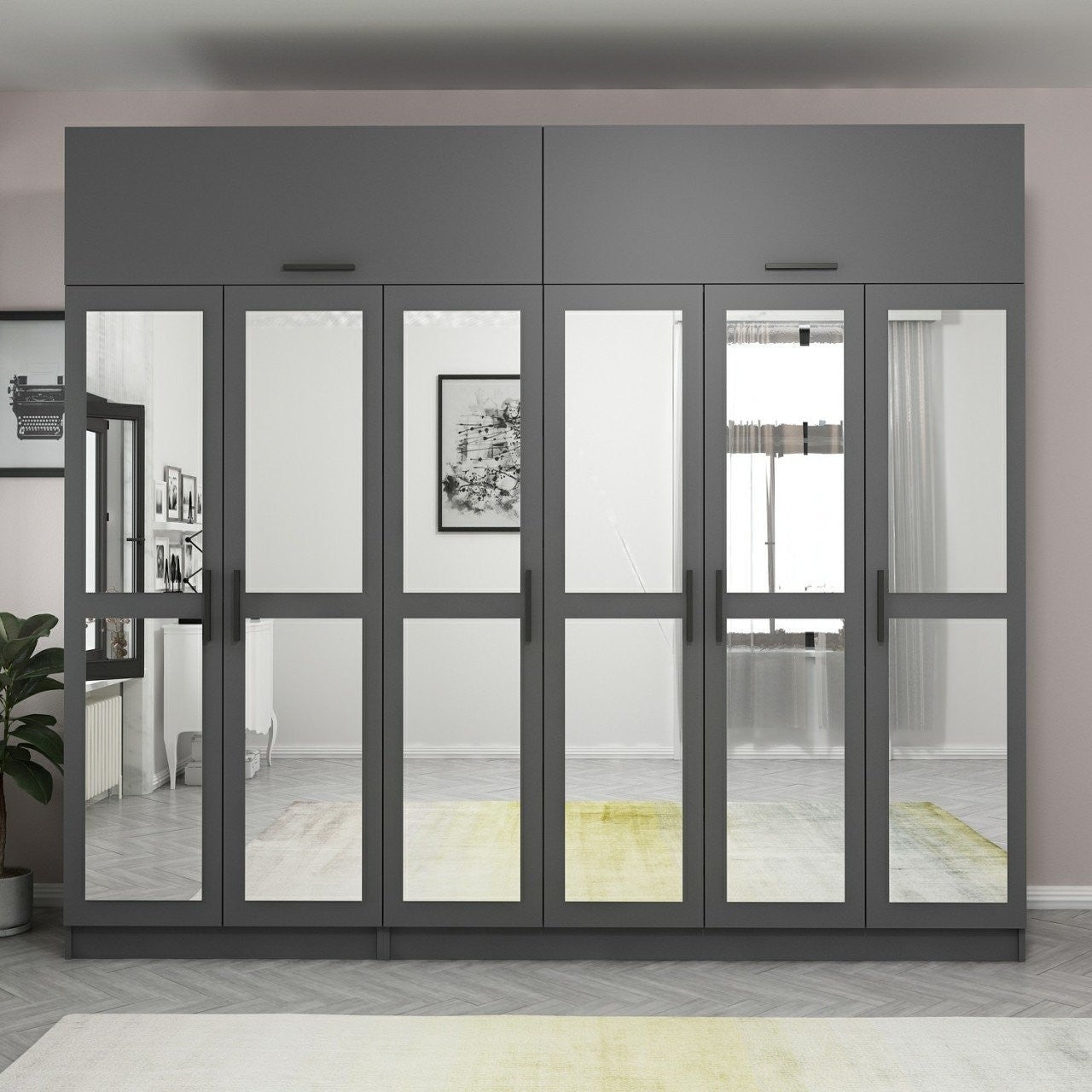 Armoire-Kale-Anthracite | Leroy Merlin