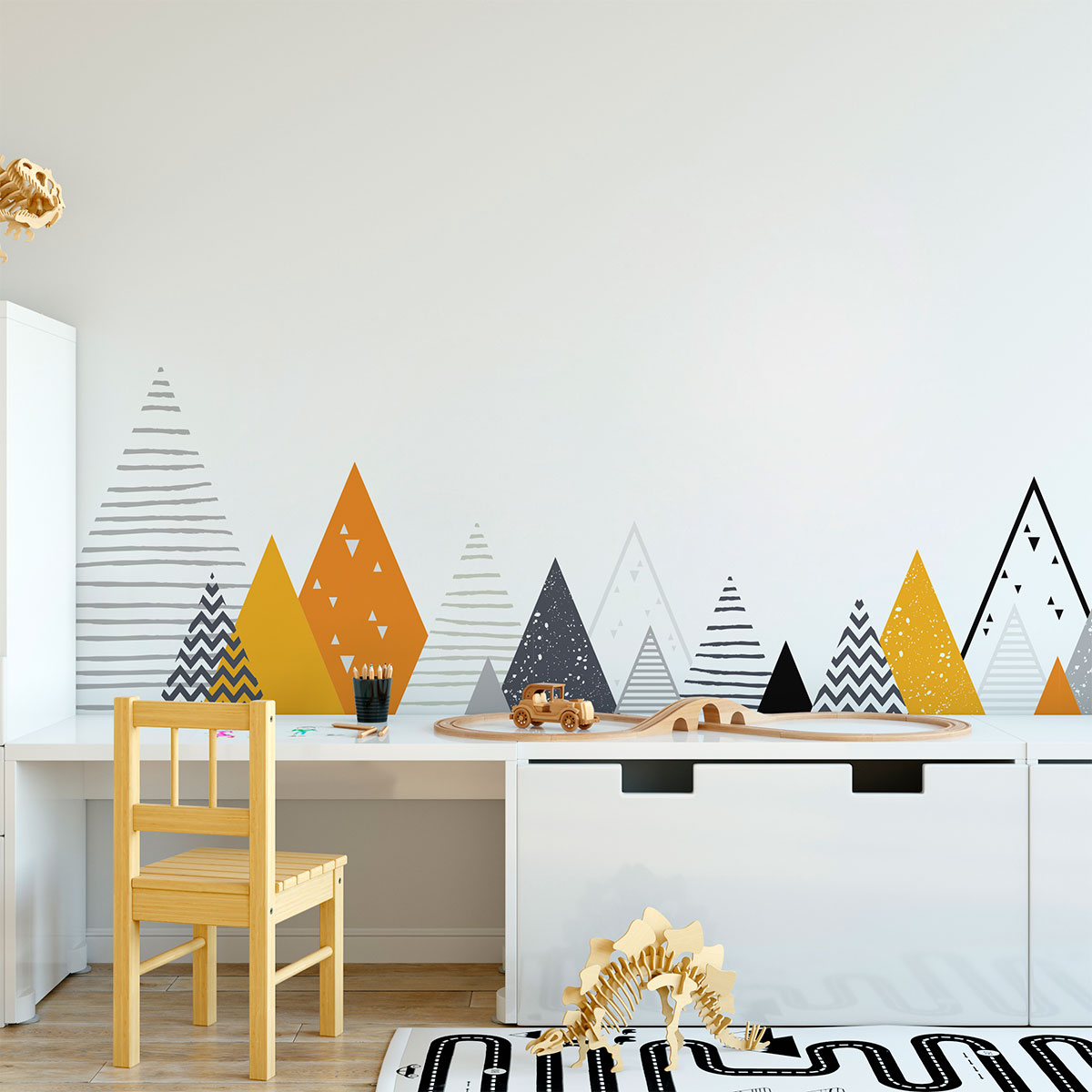 Stickers muraux enfants - Décoration chambre bébé - Autocollant Sticker ...