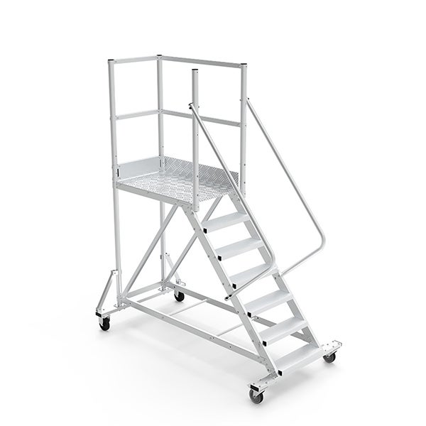 Plateforme roulante 5 marches - Hauteur max. de travail 3.00m - PTF105D ...