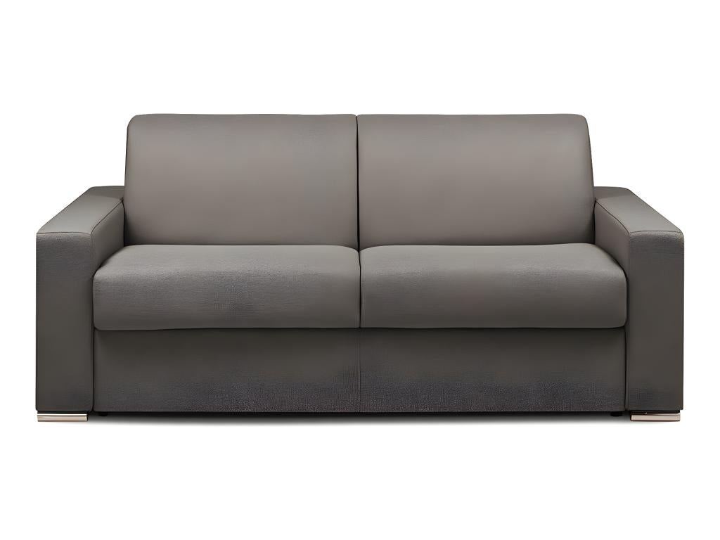 Canapé 3 places convertible express en tissu anthracite - Couchage ...