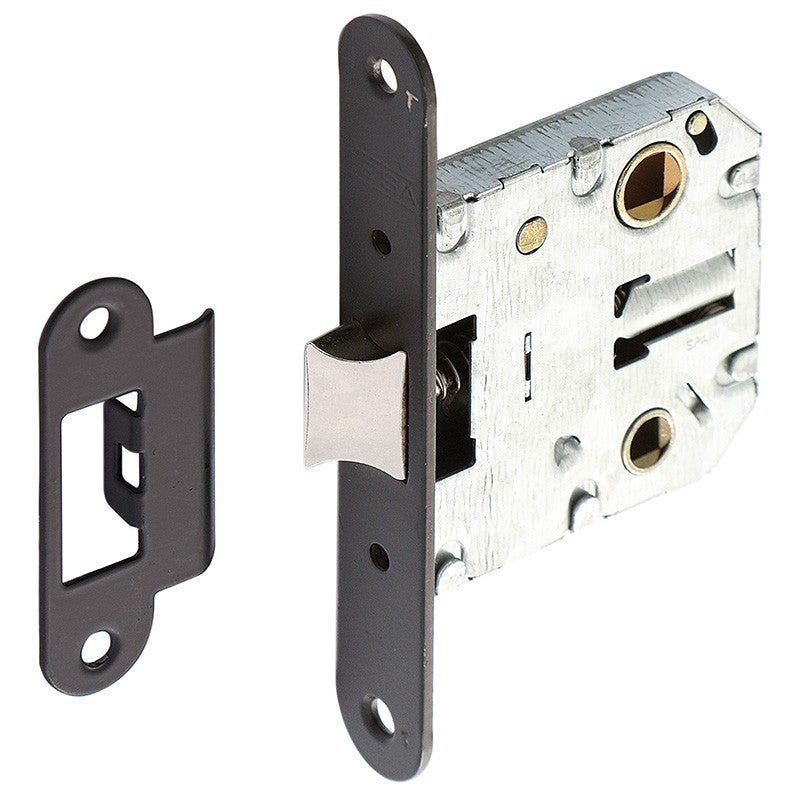 Picaporte unificado canto redondo 47/50mm 2004u negro reversible ...