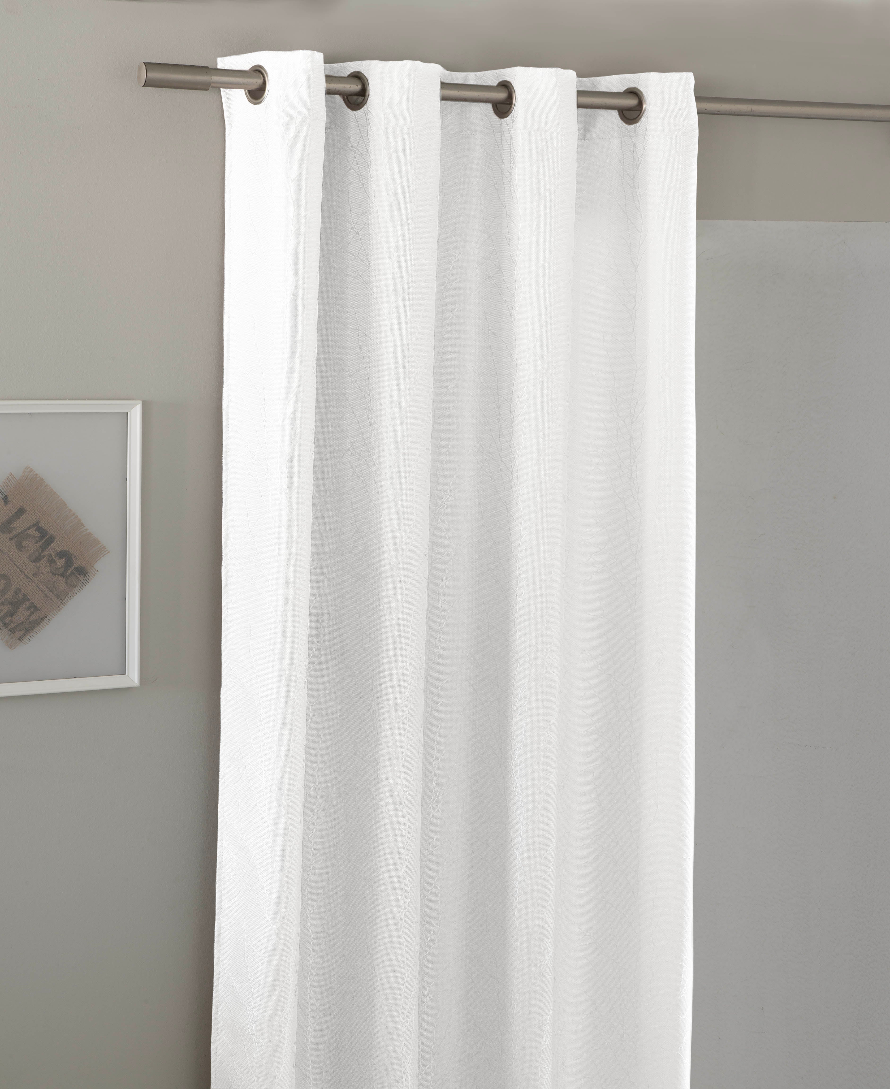 Tenda traslucida Inar Readymade con struttura ad anelli metallici ...