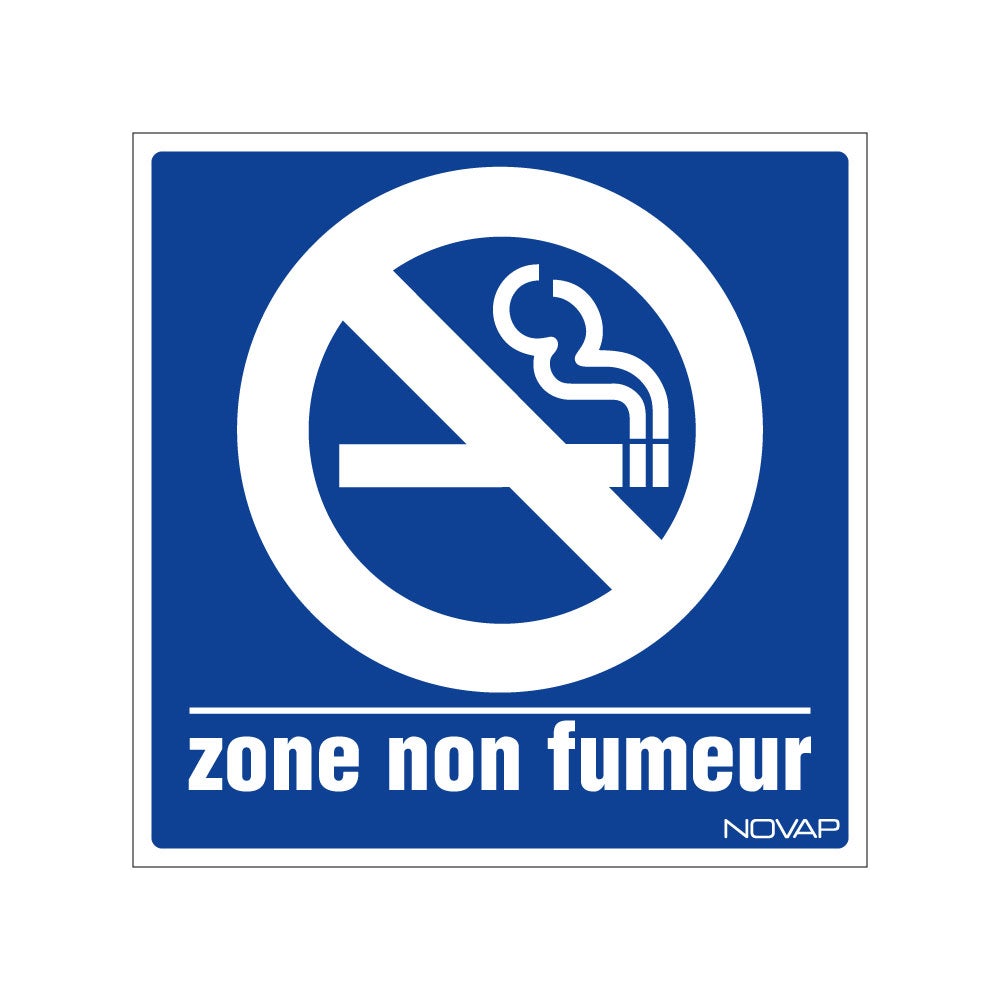 Panneau Zone non fumeur - Rigide 200x200mm - 4220215 | Leroy Merlin