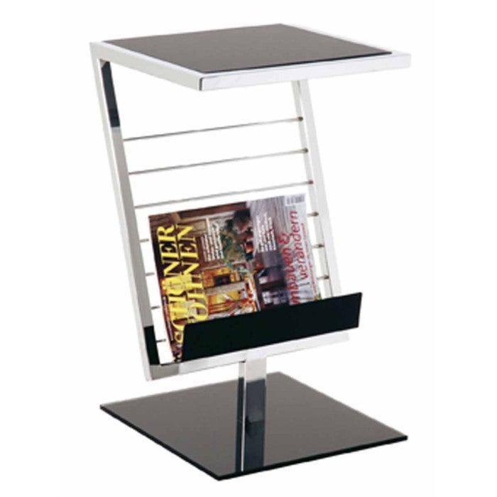 Table d'Appoint Design "Revue" 60cm Noir | Leroy Merlin