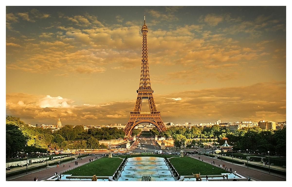 Affiche tour eiffel - 60x40cm - made in France | Leroy Merlin