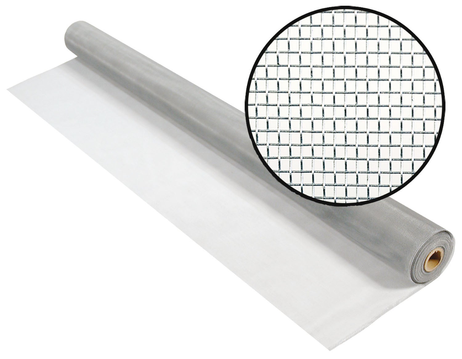 Moustiquaire en aluminium finition brillante Rouleau 30,5 Mt - COULEUR ...