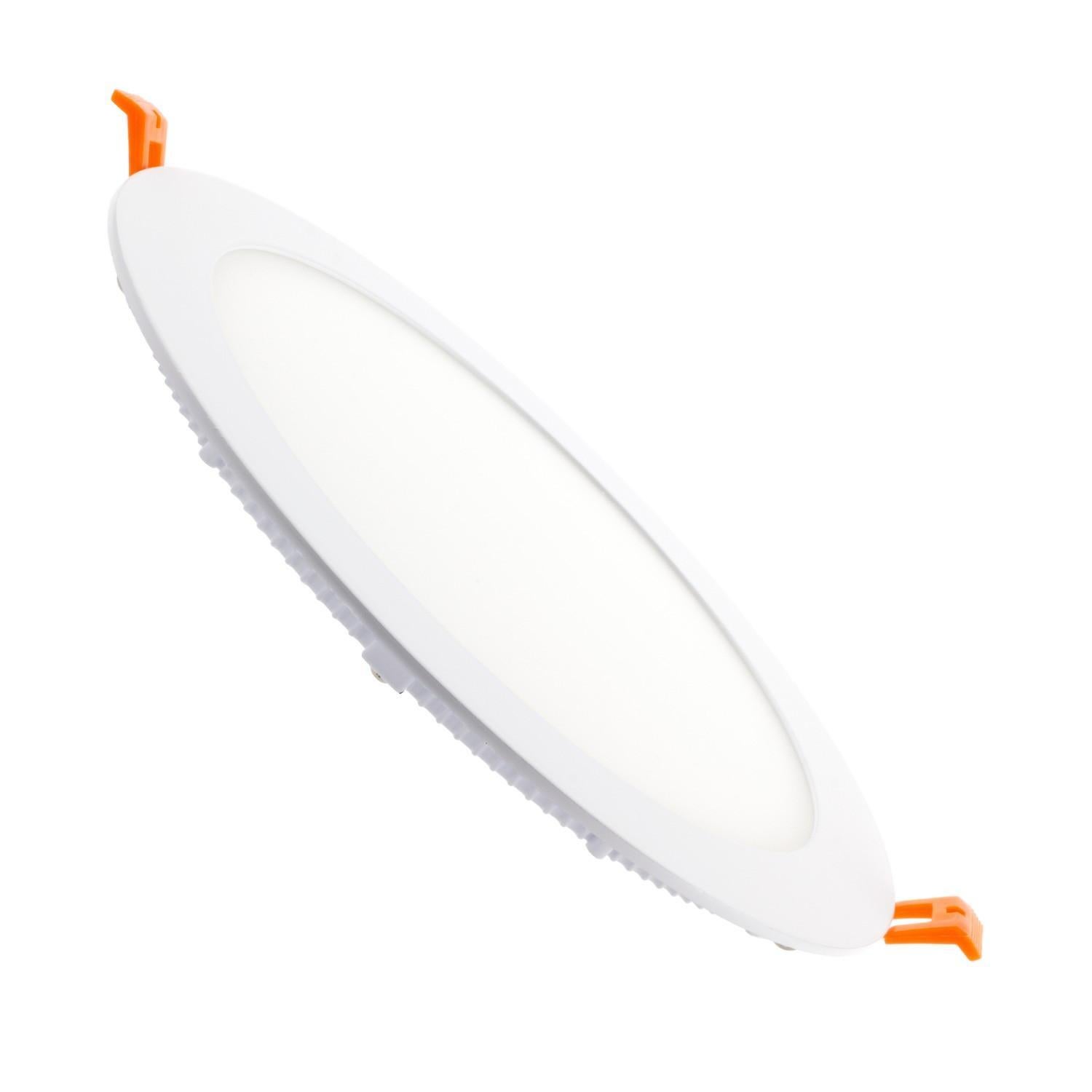 Ledkia - Placa LED 20W Circular SuperSlim Corte Ø 205 mm, 4000K Blanco ...