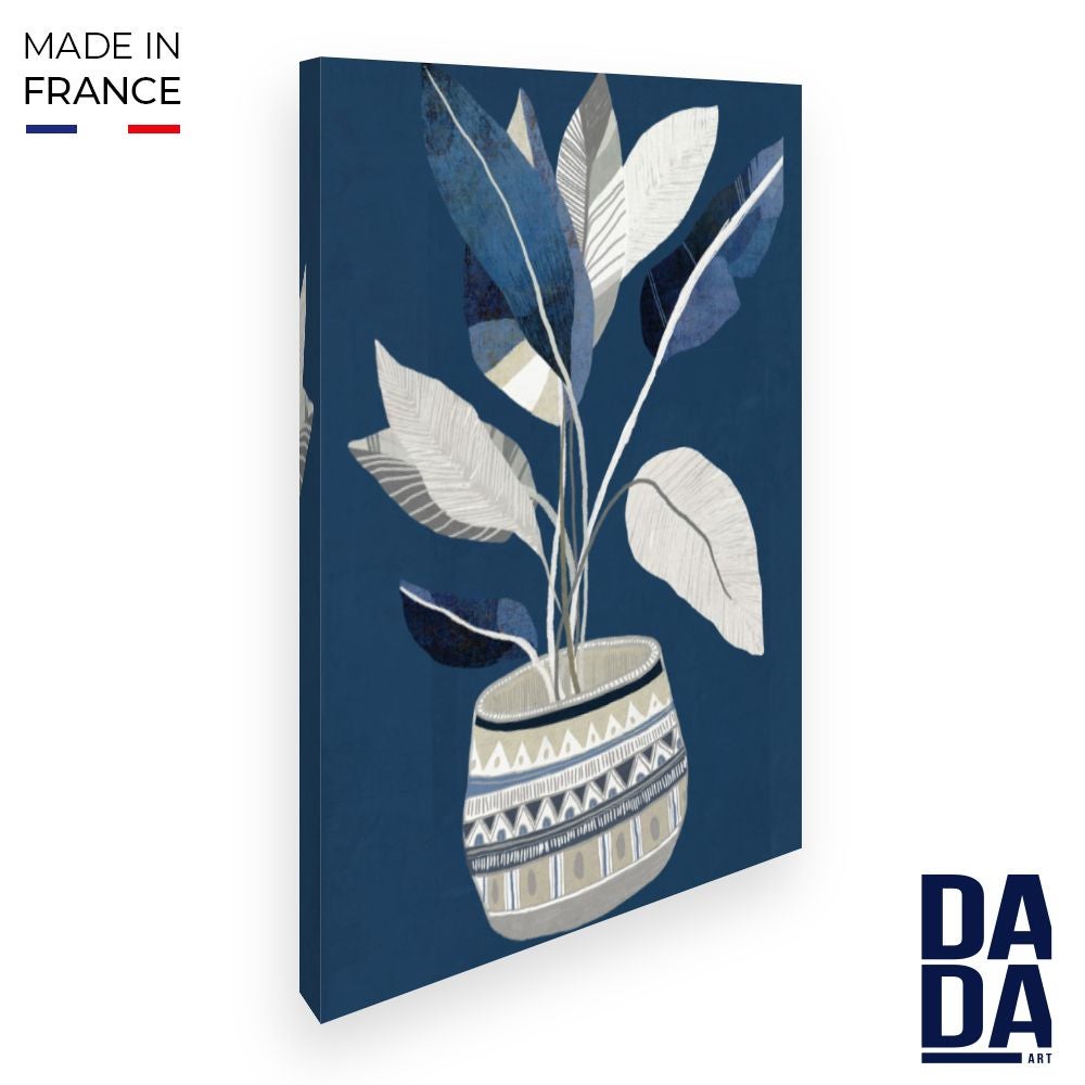 Toile Pot et feuilles / 50x70cm / Fabriqué en France / DADA ART | Leroy ...