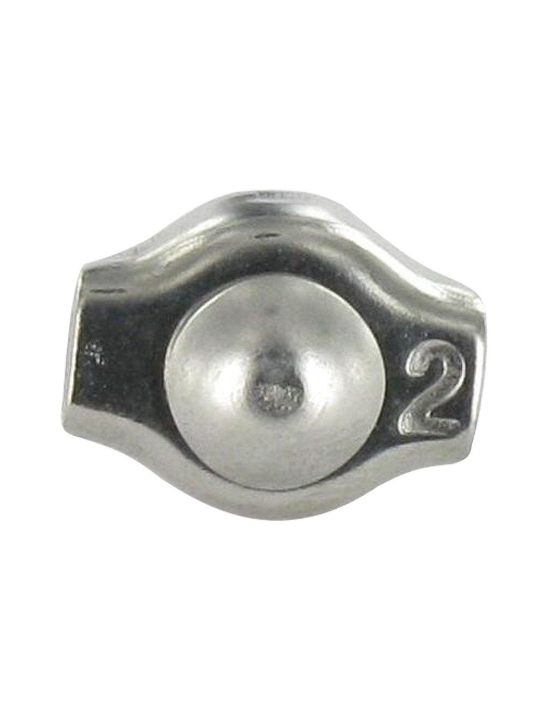 Sujetacable plano sencillo Inoxidable A4 diámetro 2 | Leroy Merlin