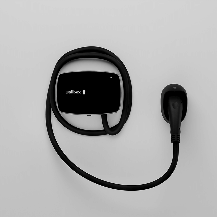 Wallbox Commander 2s Nero - da 3,7 a 22 kW - 5 metri - Bilanciamento ...