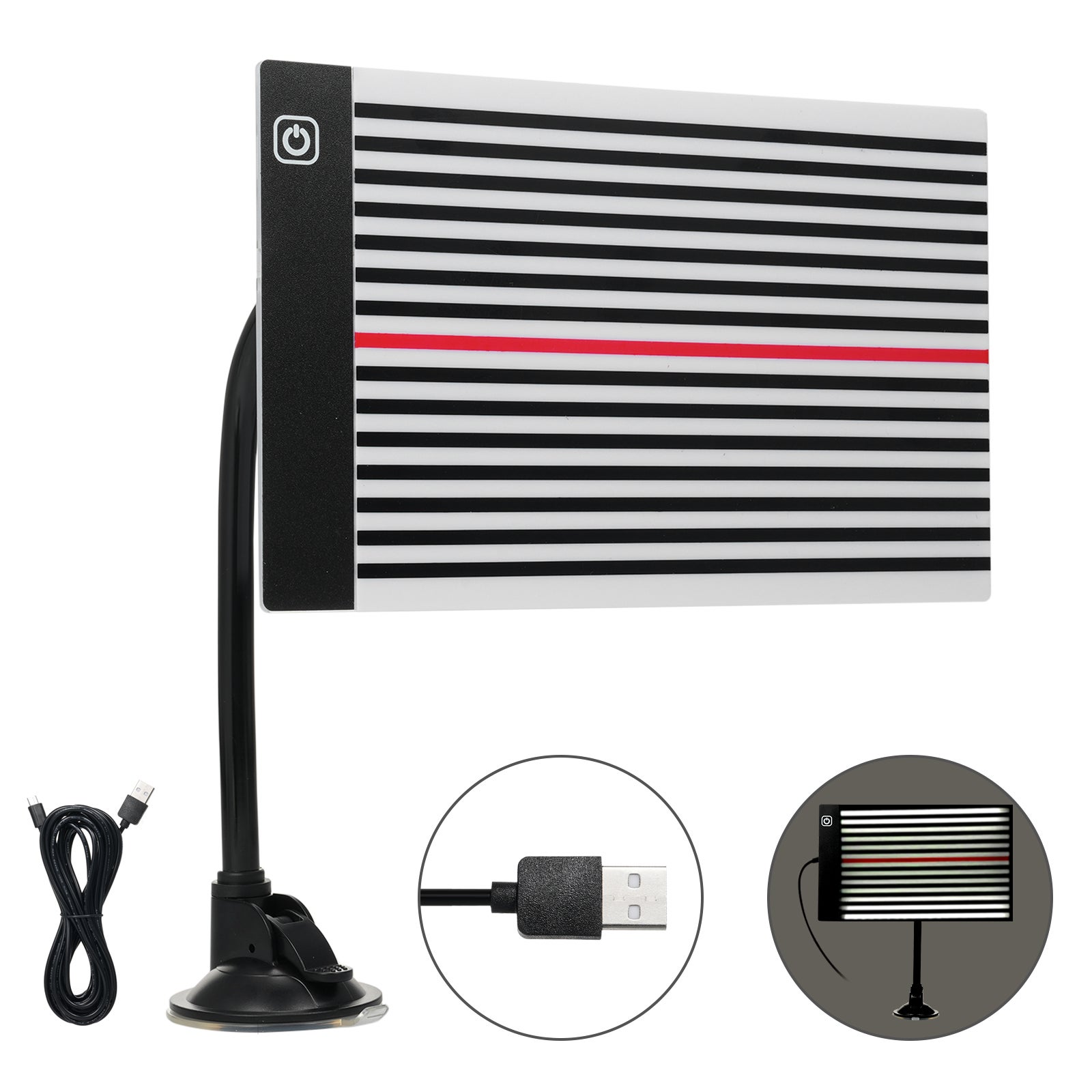 LED Reflector Line Board Light Paintless Dent Finder Lamp Car Repairing ...