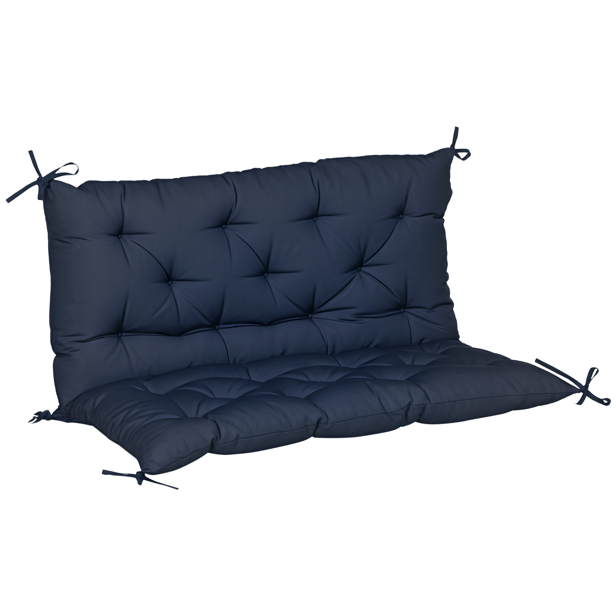 Cojín/colchón para asiento y respaldo de banco de jardín, columpio o ...