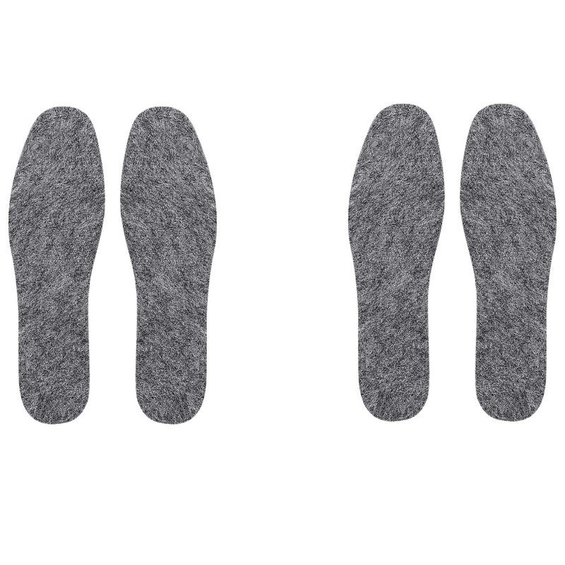 Solette per scarpe in lana per la stagione fredda tagliate su misura ...