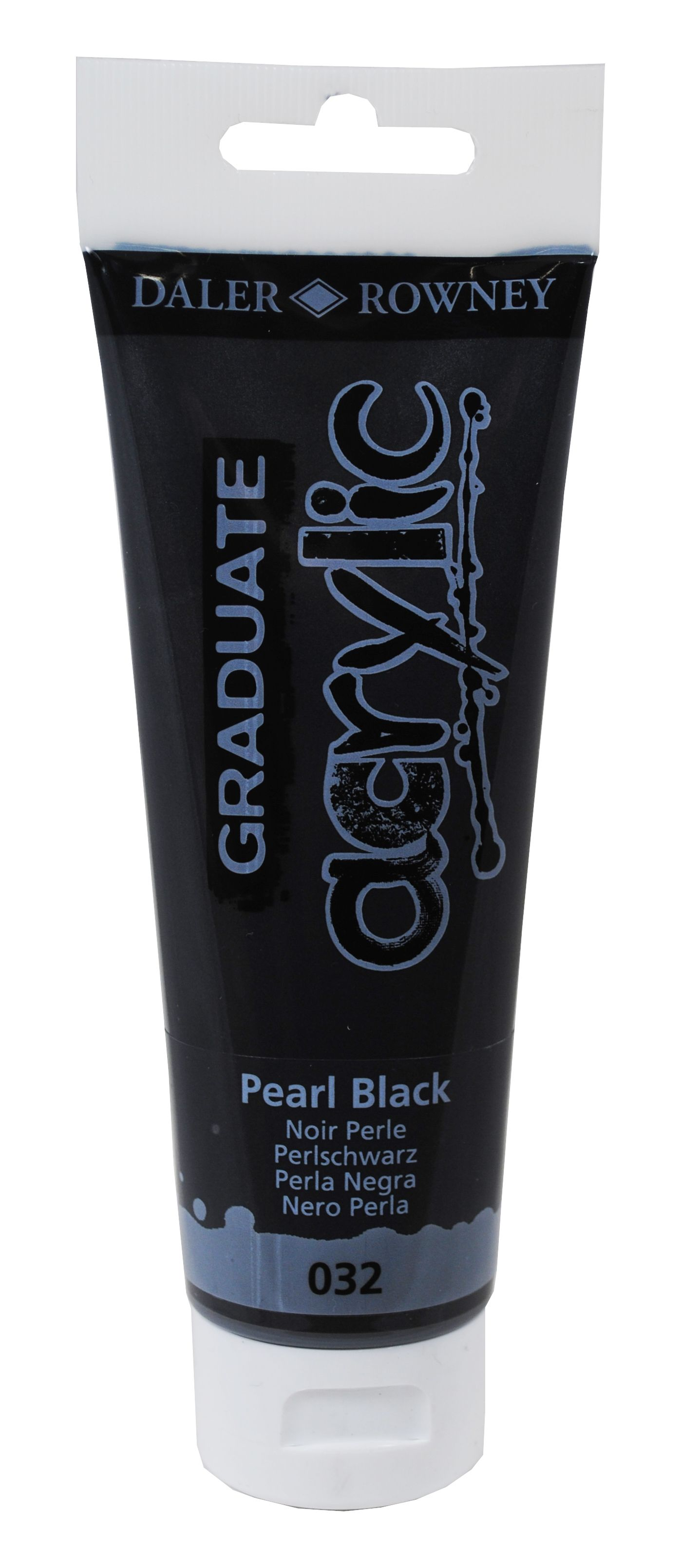 PINTURA ACRILICA GRADUATE DALER ROWNY 120 ML - 032 PEARL BLACK / NEGRO ...