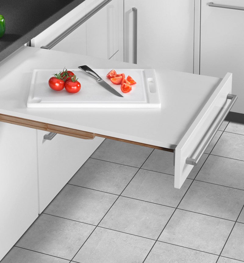 Plateau rabattable Hailo Rapid Coloris - Blanc | Leroy Merlin