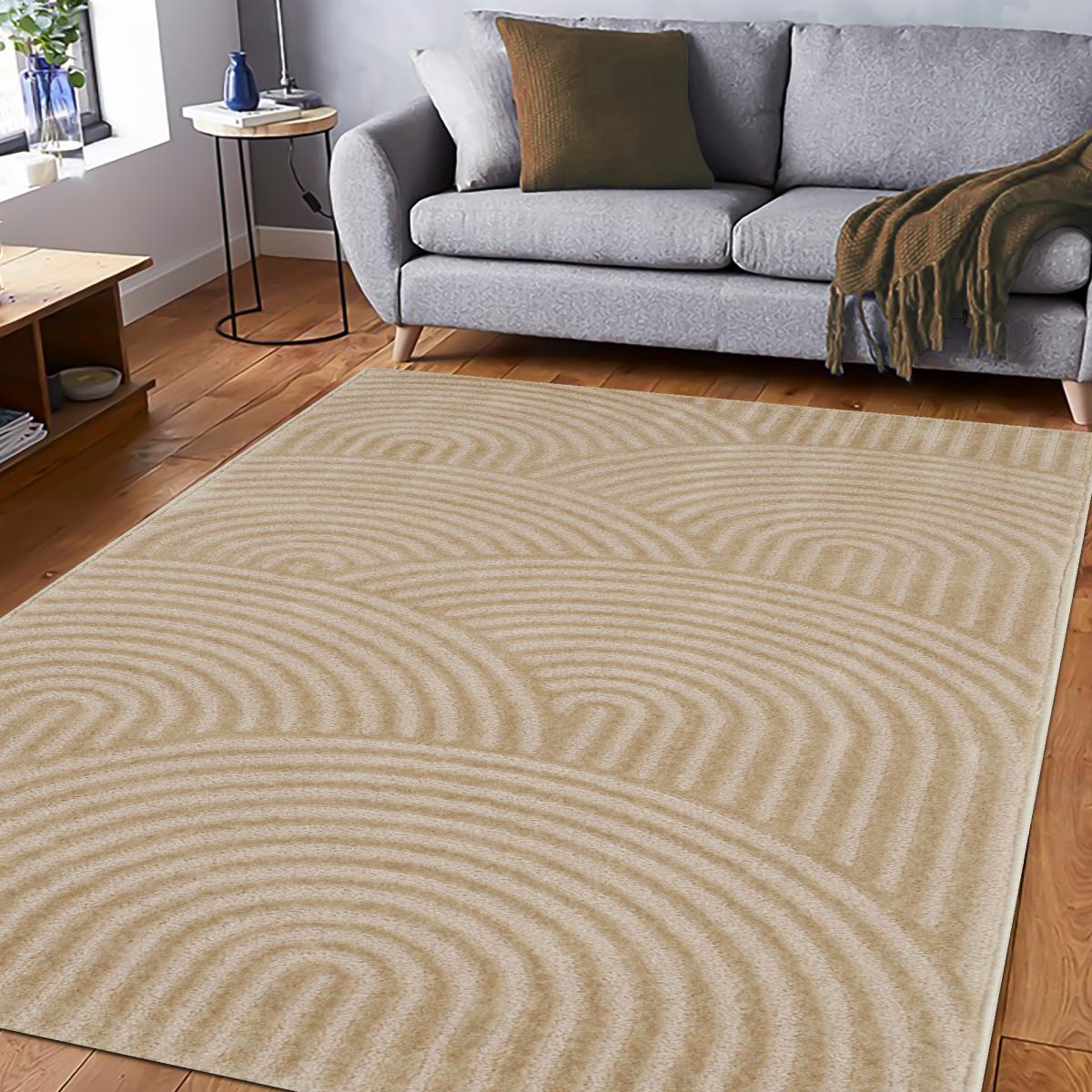 Tapis salon CEROTEA 200x290 beige | Leroy Merlin