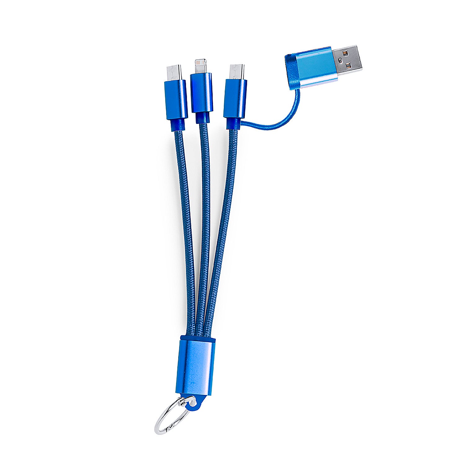 Câble de chargeur triple Micro USB, type C et connexion Lightning 5V DC ...