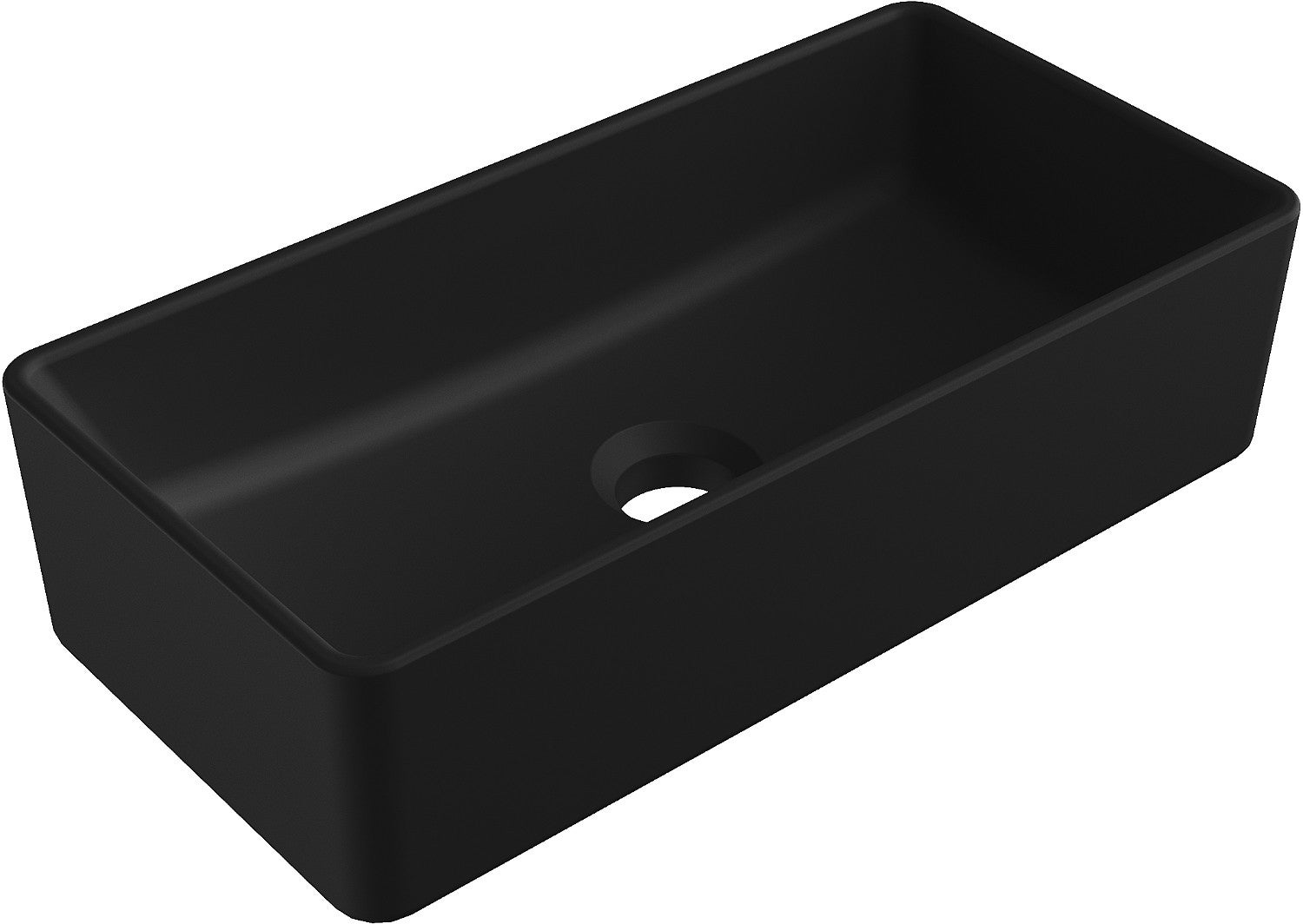 Mexen Nadia lavabo de comptoir 46 x 23 cm, Noir mat - 21614685 | Leroy ...