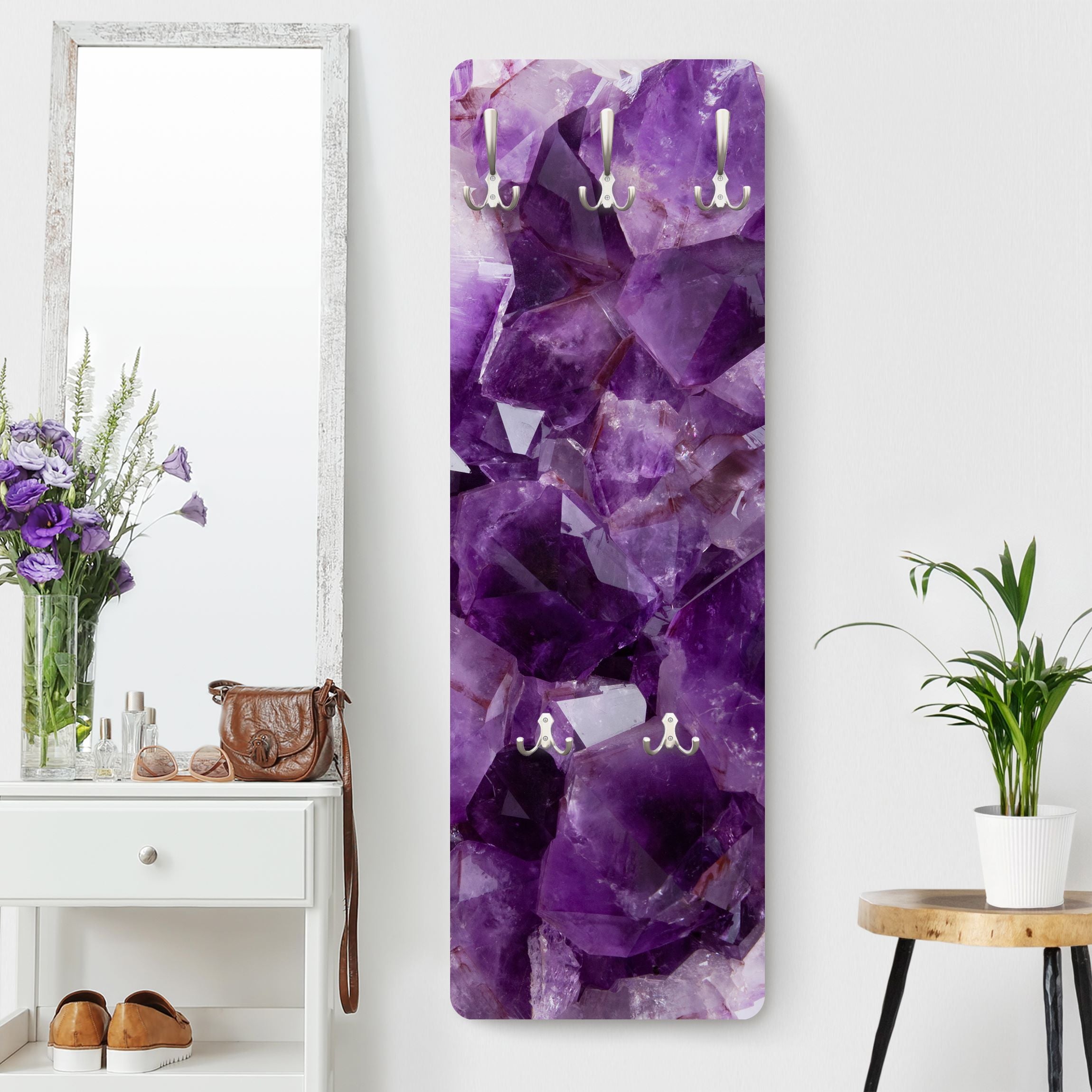 Porte manteau mural motif patère murale bois portemanteau moderne ...