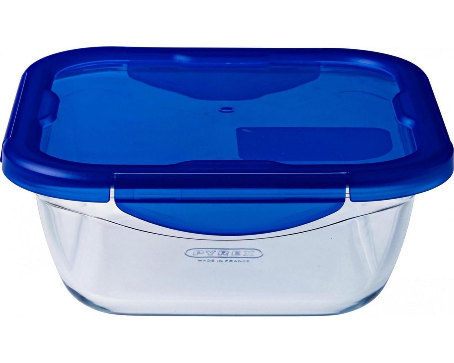 Pyrex Cook & Go rectangular glass food storage container/roaster with ...