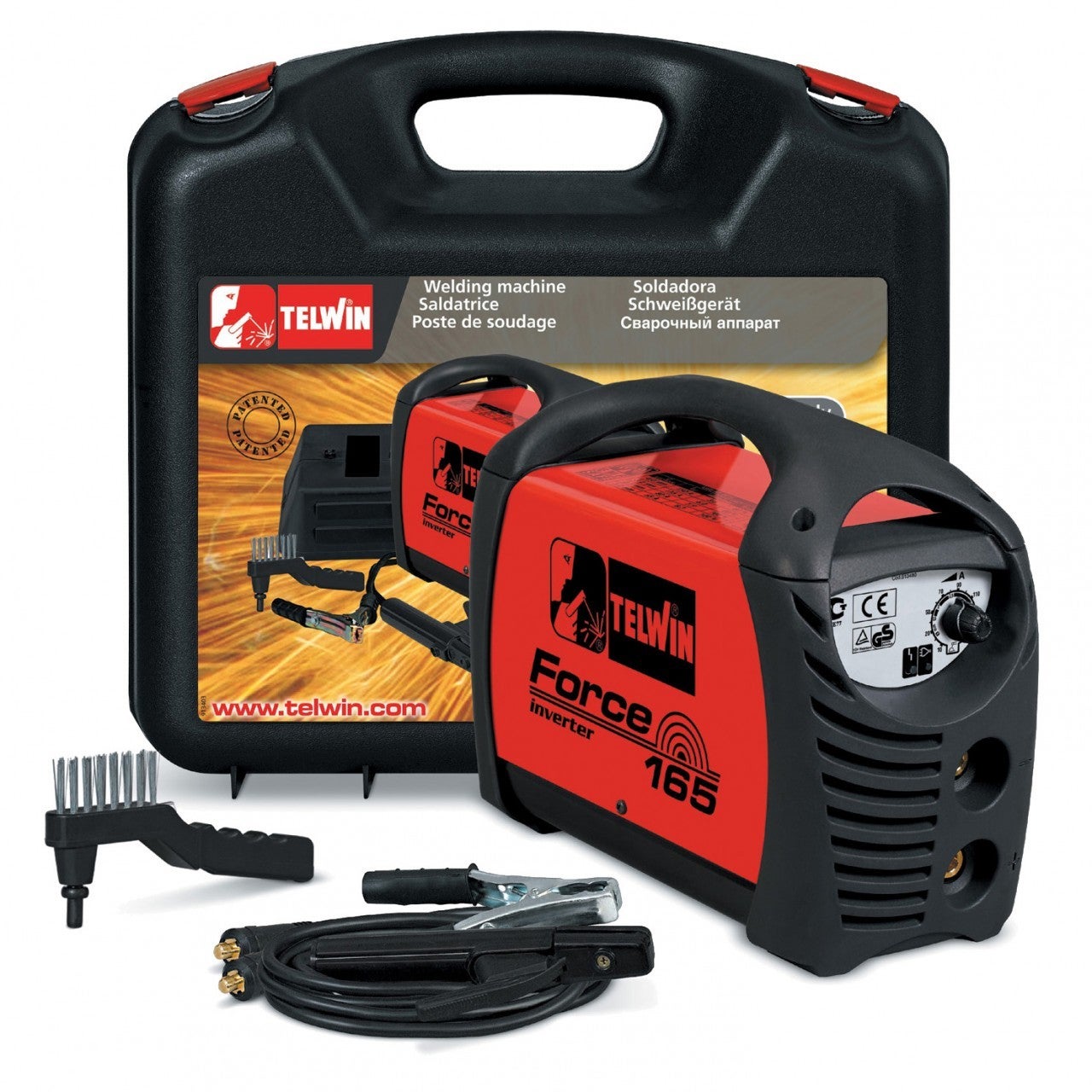 MACHINE À SOUDER INVERTER FORCE 165 + KIT + VAL.PLAST. | Leroy Merlin