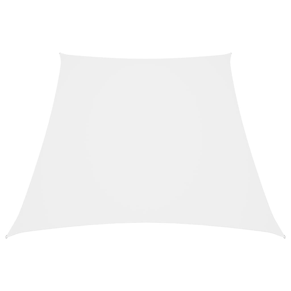 Voile toile d'ombrage parasol tissu oxford trapèze 2/4 x 3 m blanc 02 ...