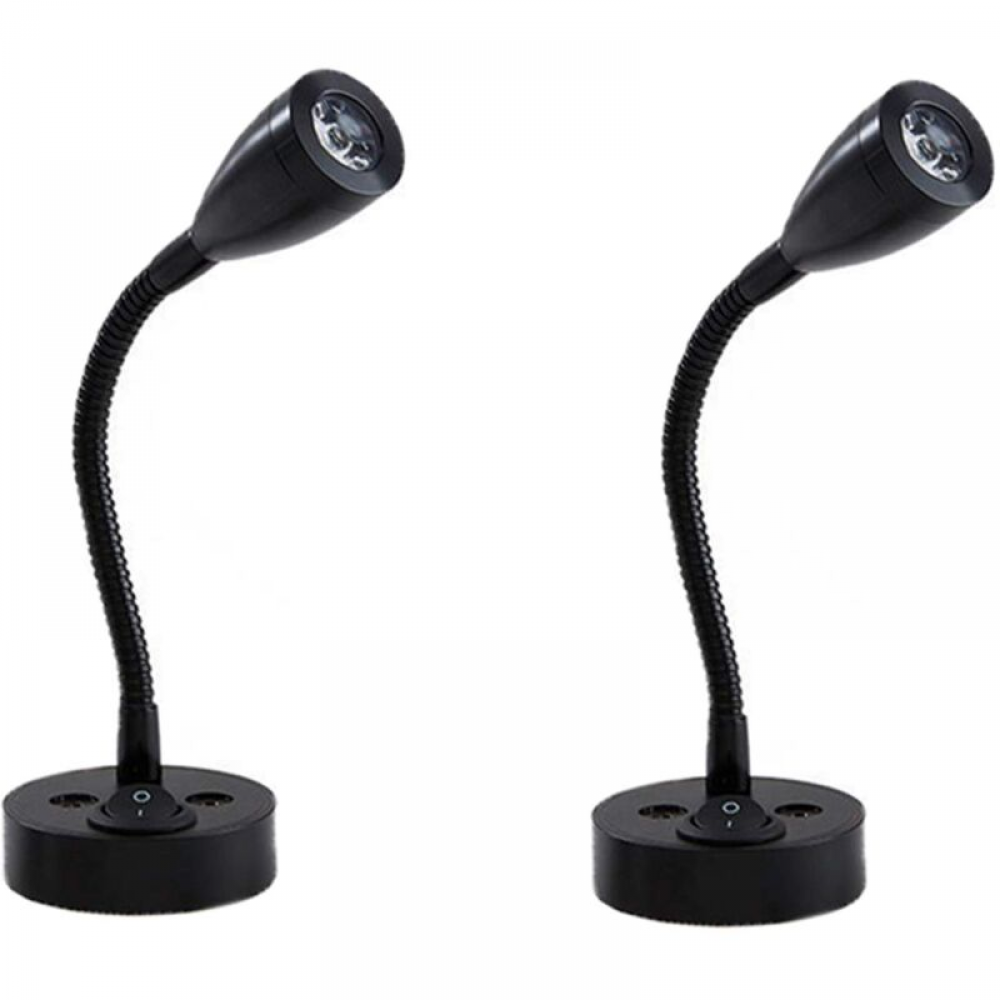 2 Pièces Lampes de Lecture Spot LED 12V Interrupteur réglable Lampe de ...