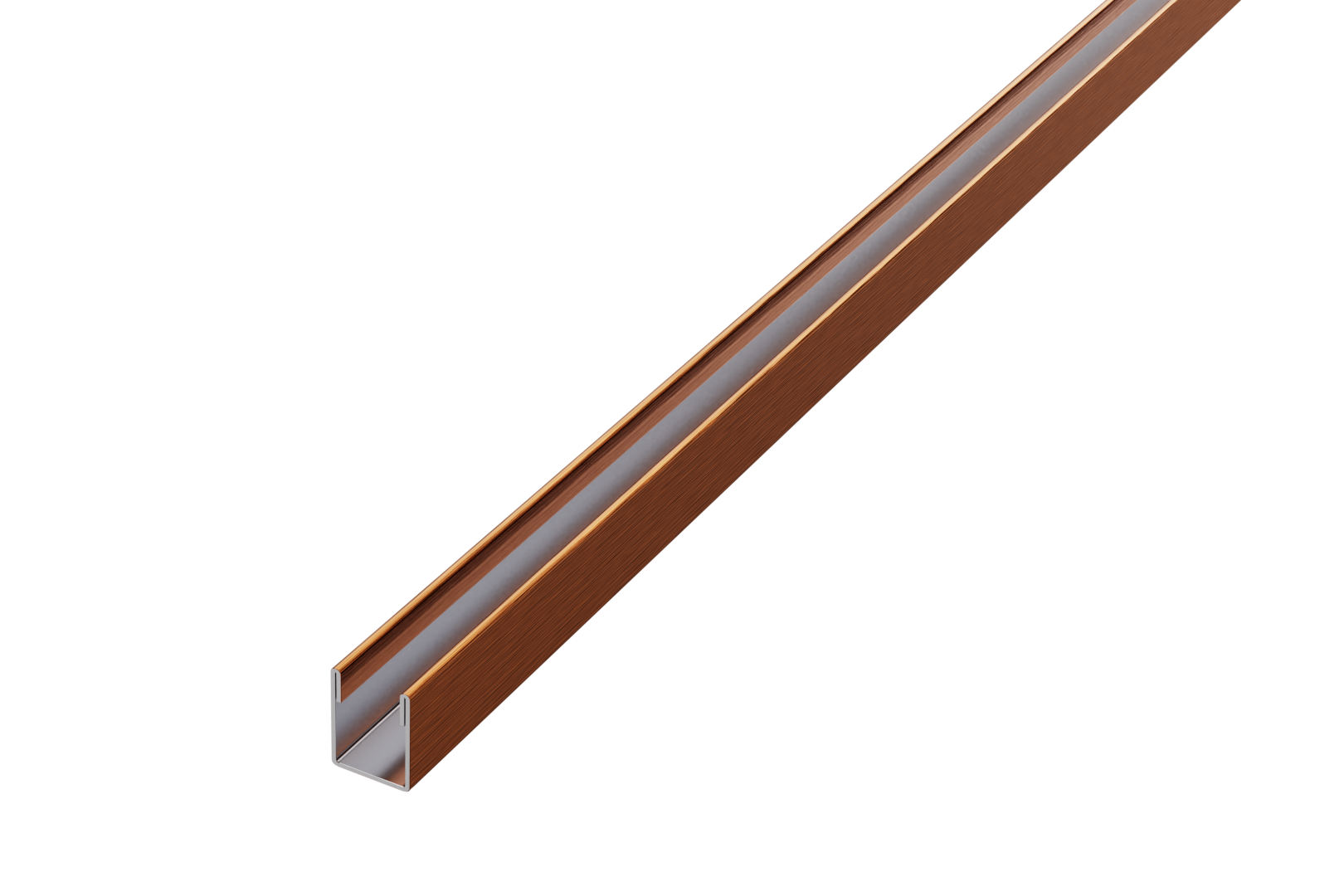 Profilé inox LM pour montage verre de douche 8-10mm épaisseur 11mm x ...